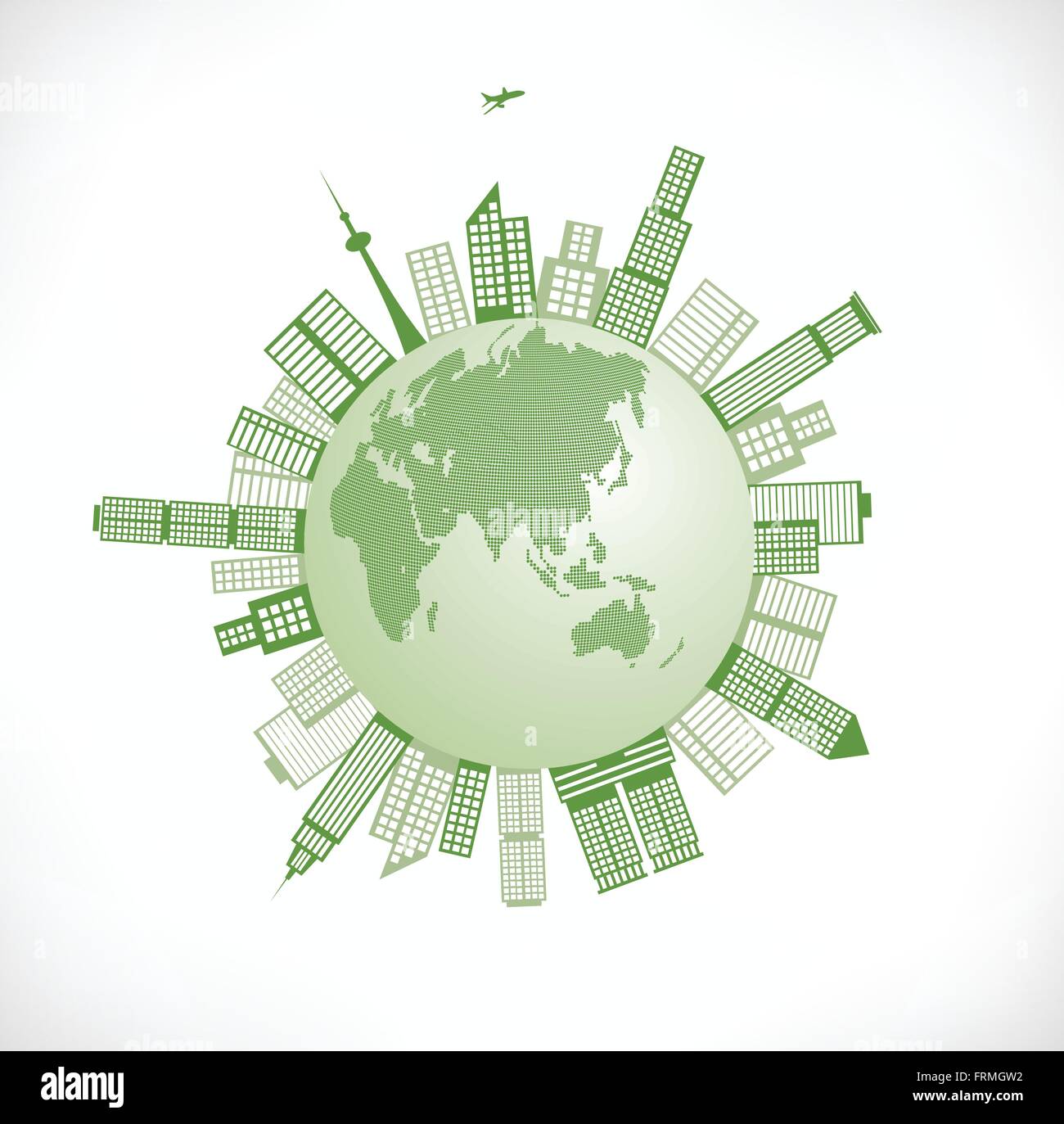 Dense urban environment Stock Vector Images - Alamy
