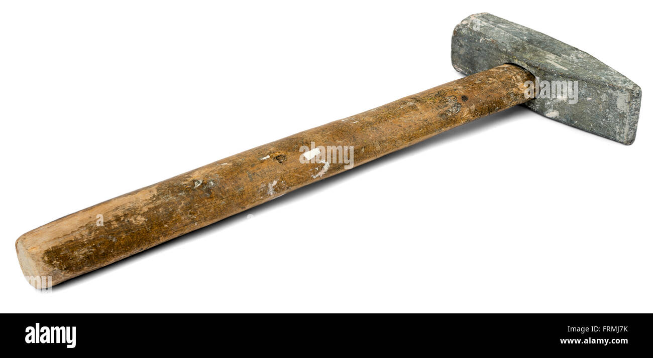 Hammer on white Stock Photo - Alamy