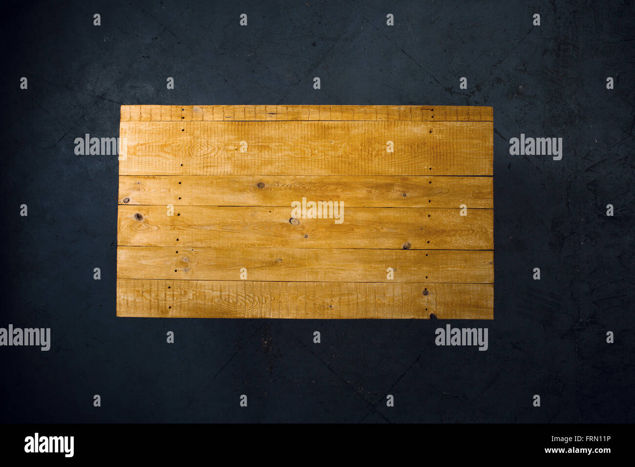 Top view of empty table Stock Photo - Alamy