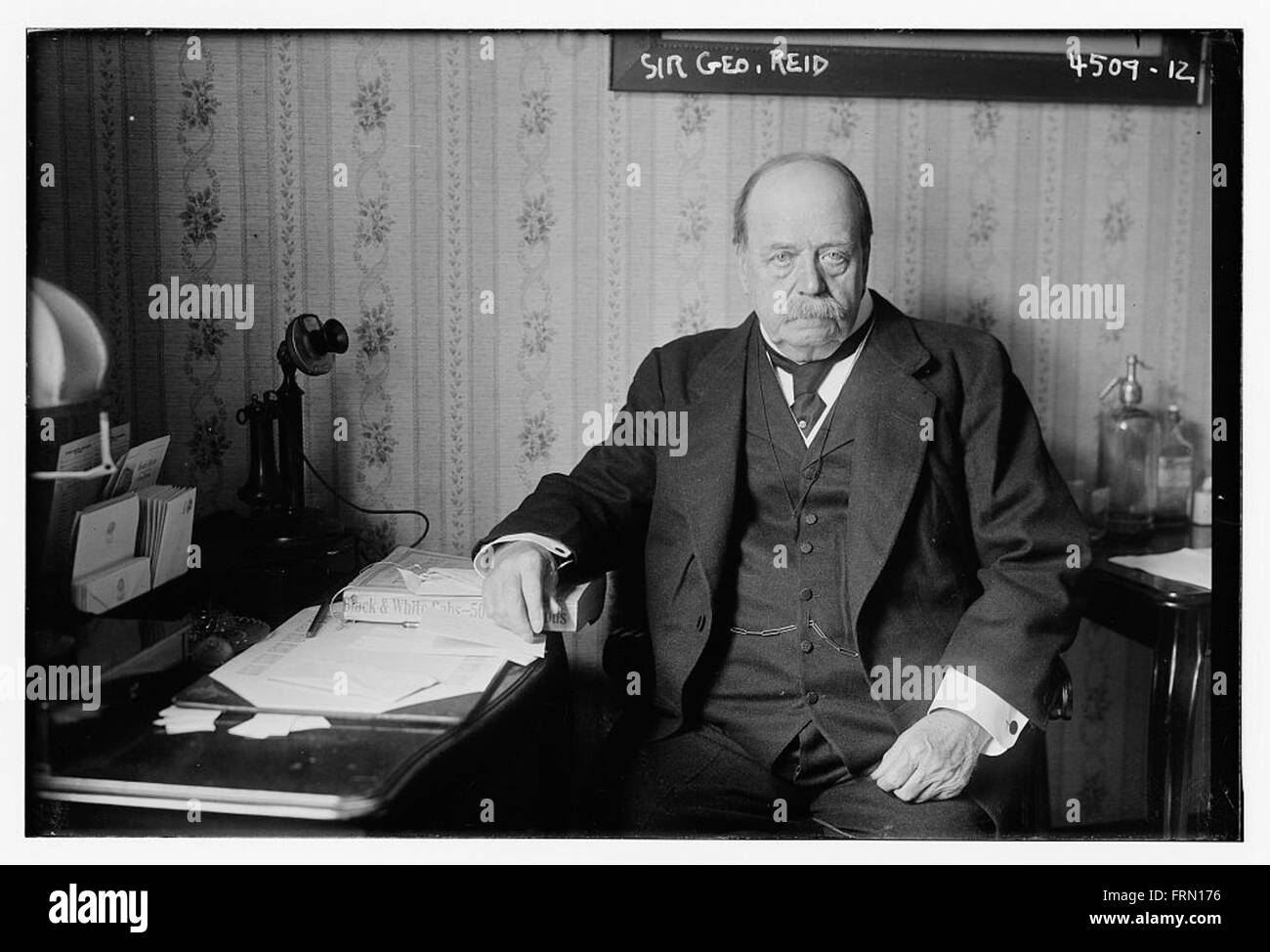 A portrait of Sir George Reid, a prominent figure in Australian ...