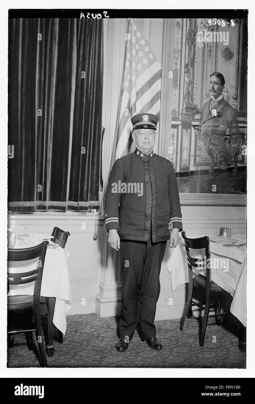 This is an iconic photograph of John Philip Sousa, the famous American ...