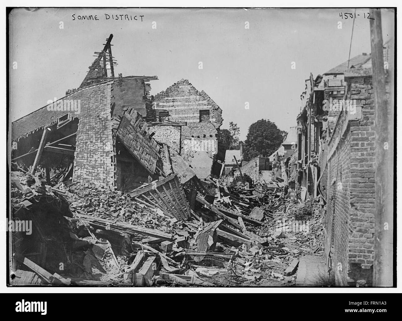 The Somme district in France was a major site during World War I, known ...