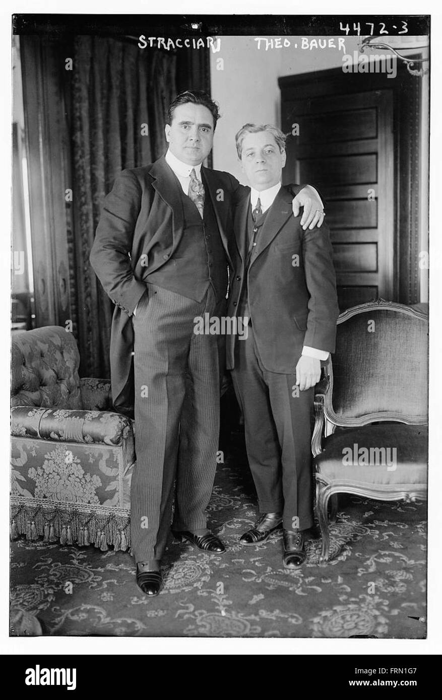 Theo Bauer Stracciari is portrayed in this photograph, reflecting his ...