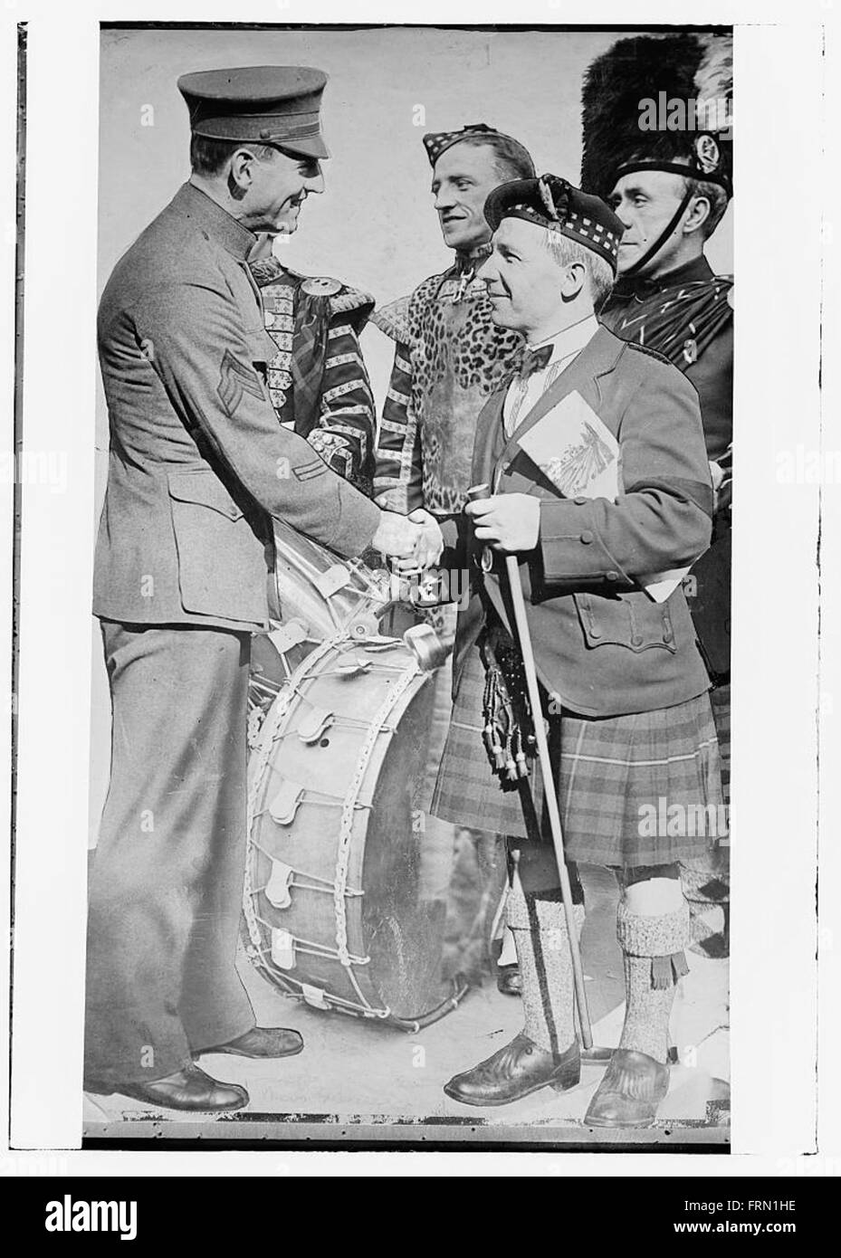 This image depicts the famous Scottish entertainer Harry Lauder ...