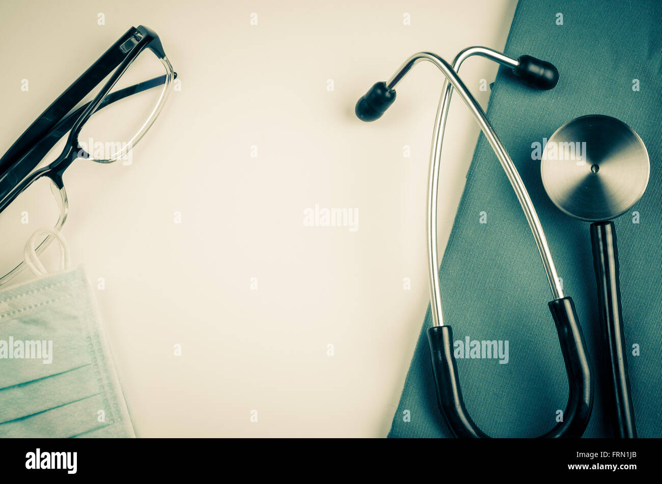 medical examination, medicine and therapy, background, vintage style ...