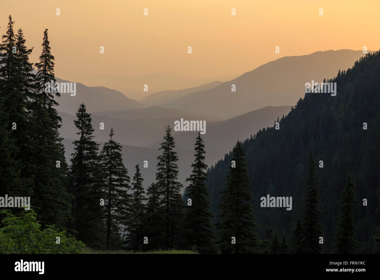 Summer mountain morning landscape hi-res stock photography and images ...