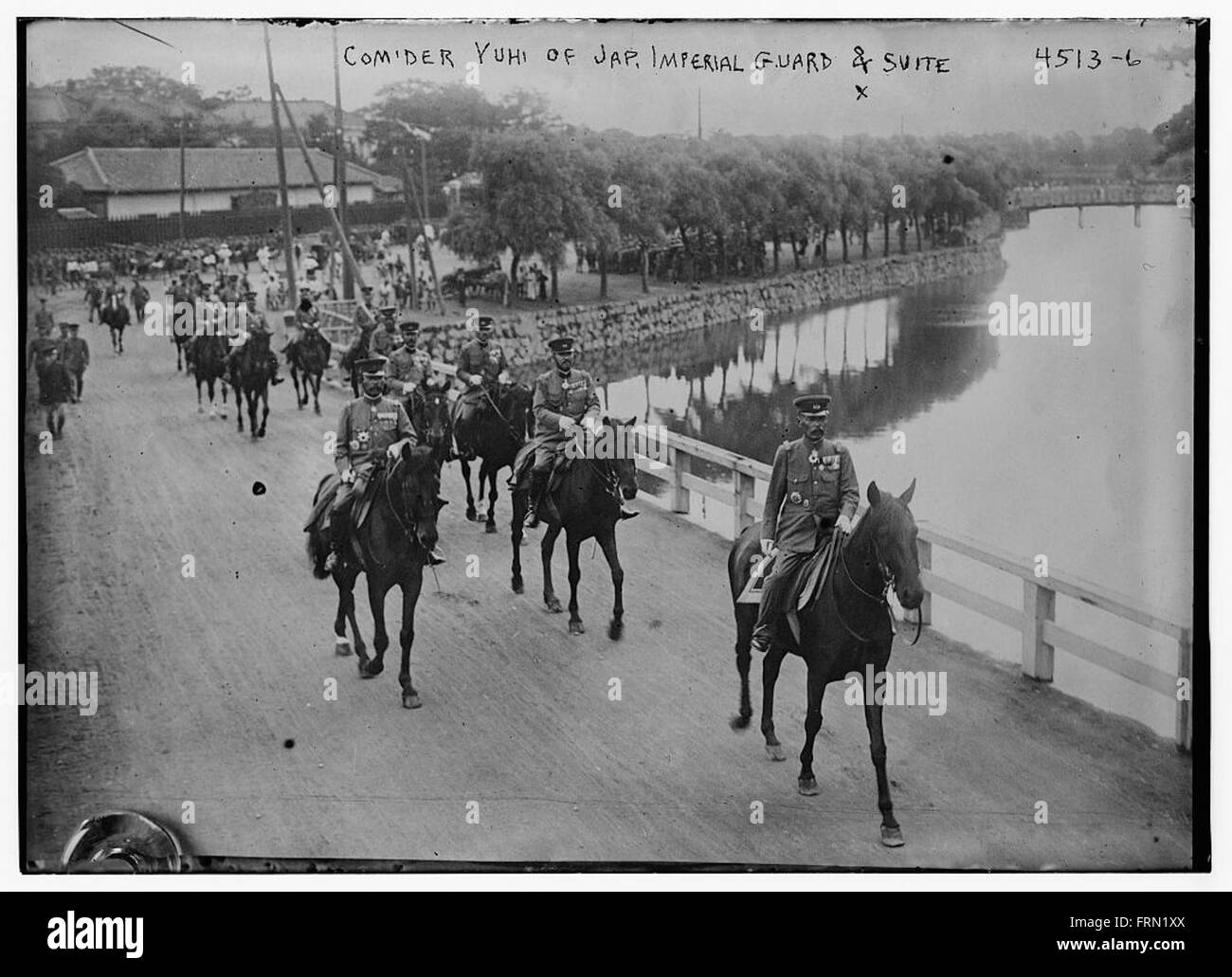 This photograph of Commander Yuhi of the Japan Imperial Guard, along ...