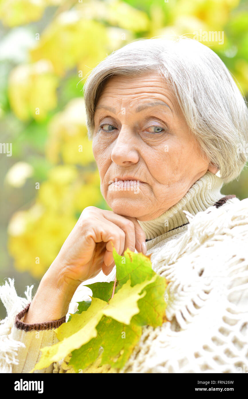 Attractive eldery woman hi-res stock photography and images - Alamy