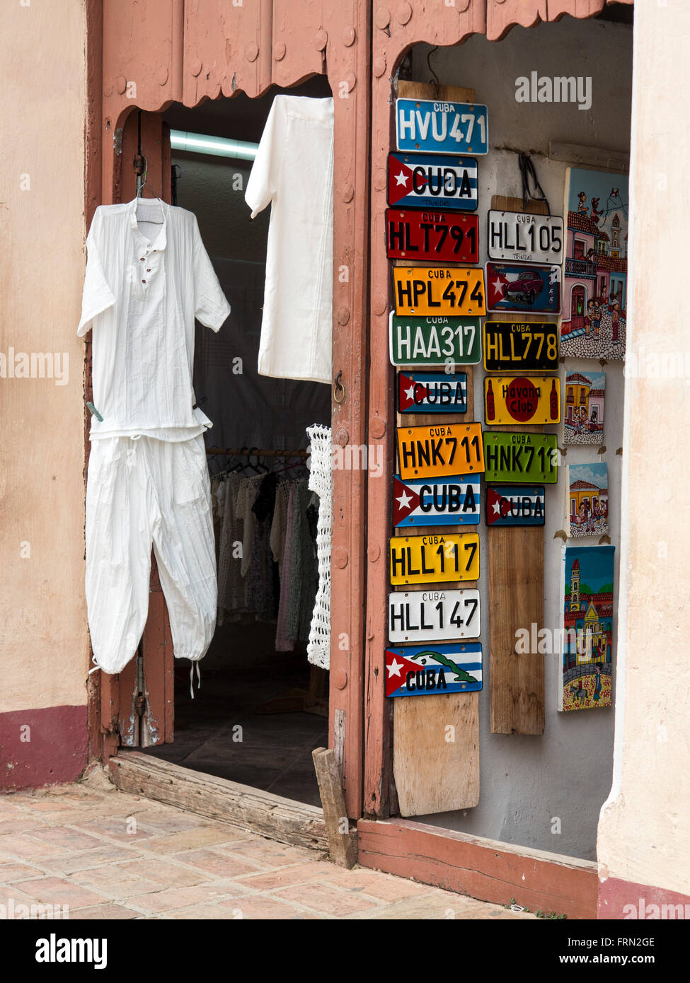 Trinidad Cuba shops Stock Photo - Alamy