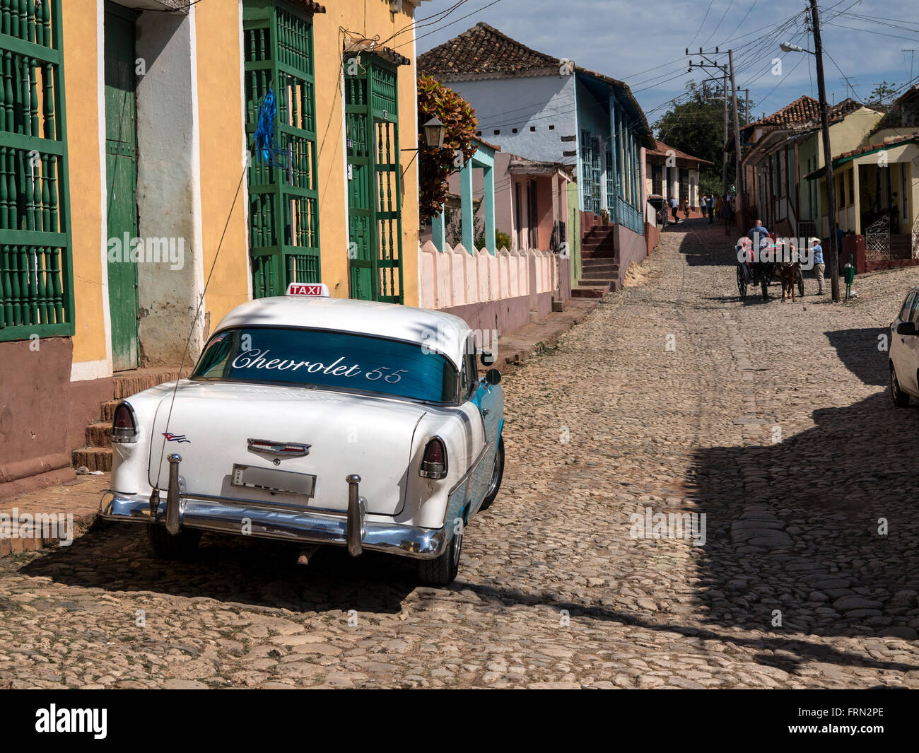 Cuba, Taxi, Trinidad Stock Photo - Alamy