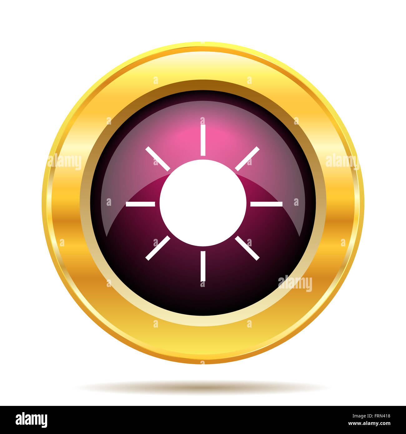 Rays sun on golden Cut Out Stock Images & Pictures - Alamy