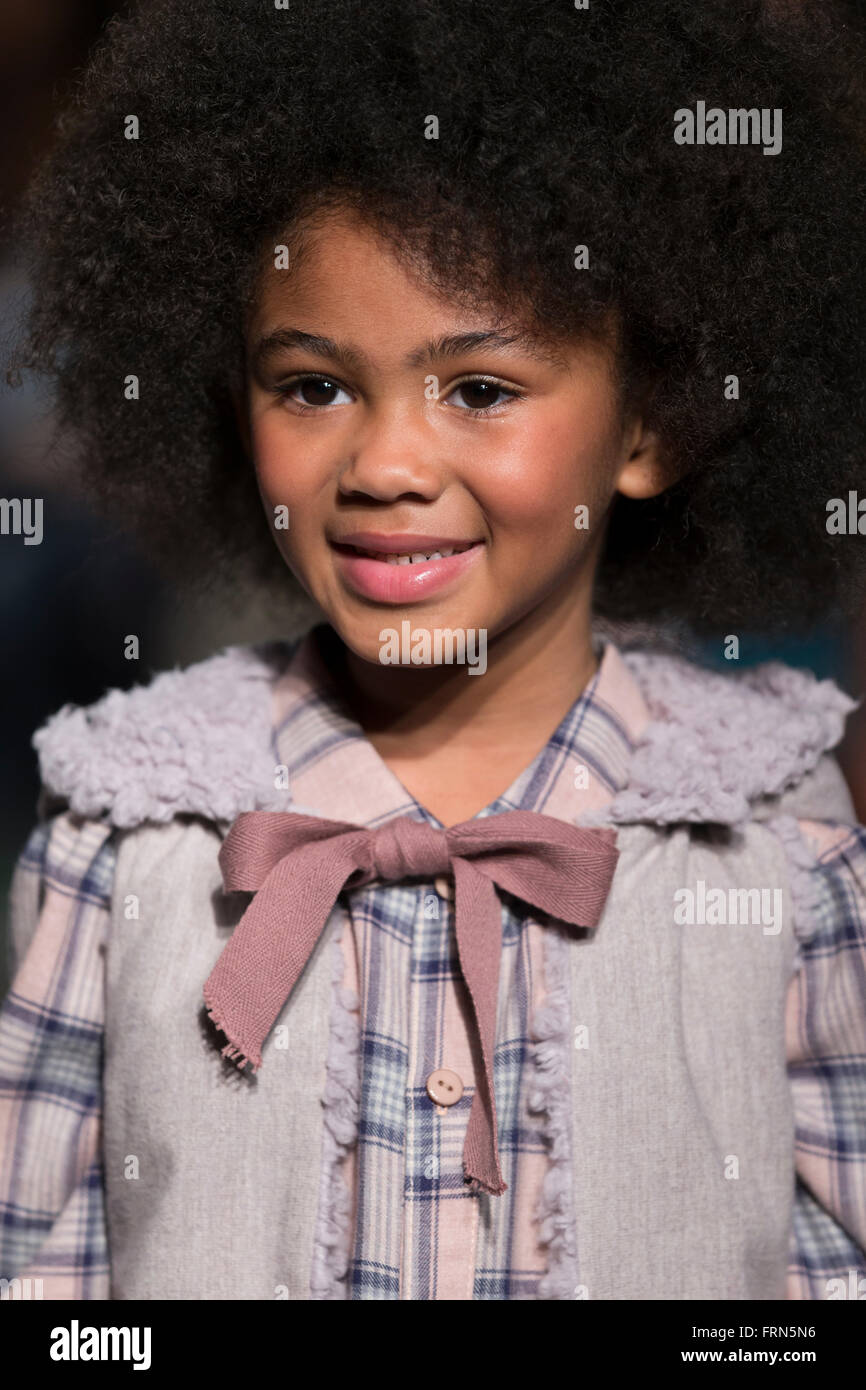 New York, NY USA - March 12, 2016: Young model walks runway for Sen-35 ...