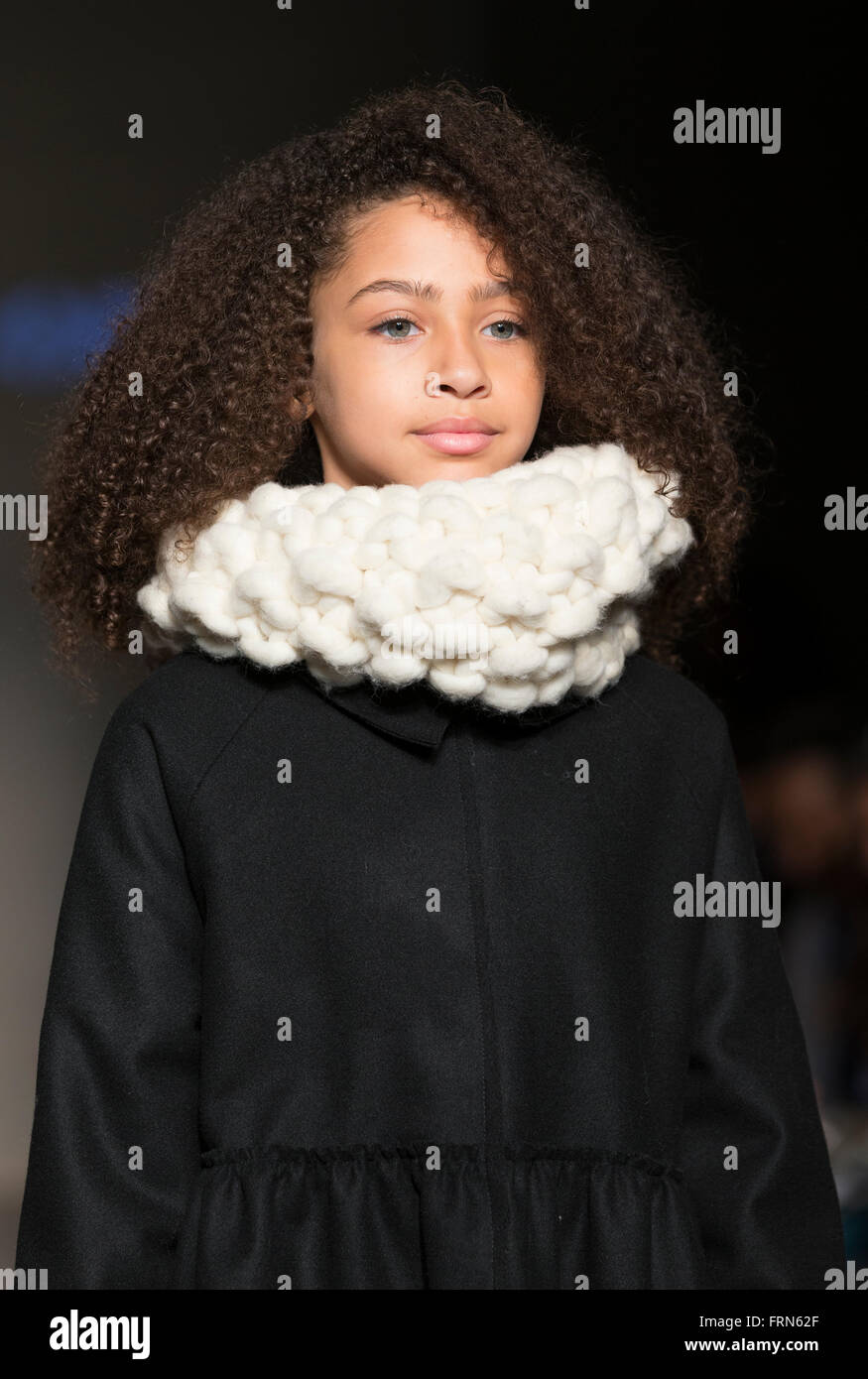 New York, NY USA - March 12, 2016: Young model walks runway for Little ...