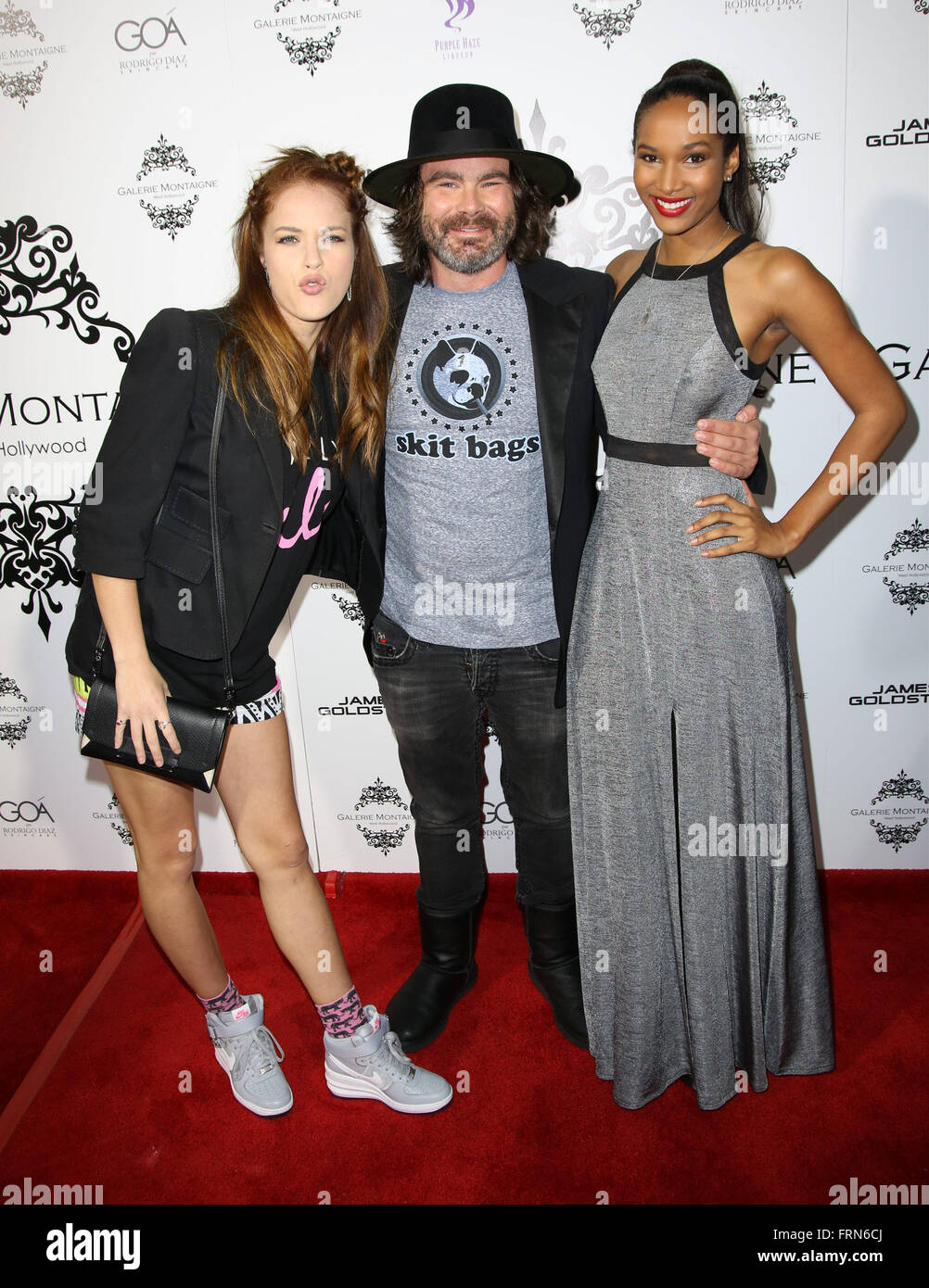 Celebrities attend the grand opening of Galerie Montaigne in West ...