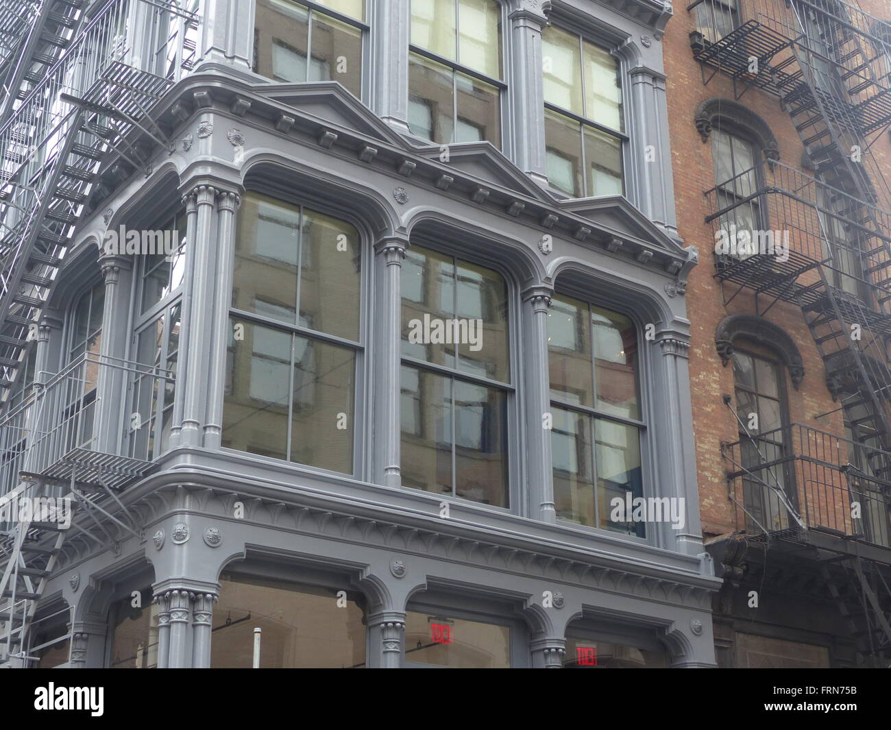 Cast iron buildings in SOHO (South of Houston Stock Photo - Alamy