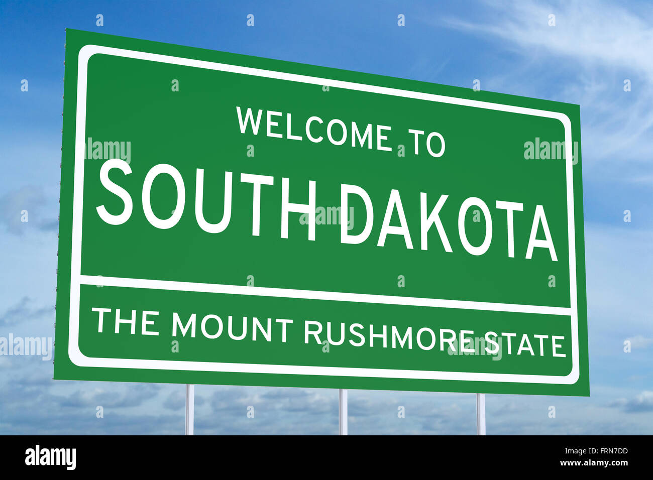 Welcome To South Dakota Sign High Resolution Stock Photography and ...