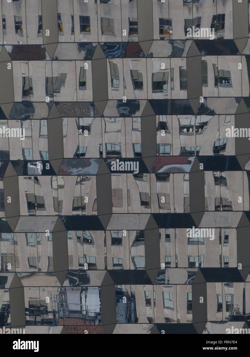 New York City, building reflection Stock Photo - Alamy