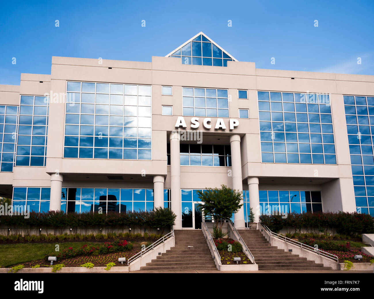 The ASCAP Headquarters building located in the Music Row area of ...