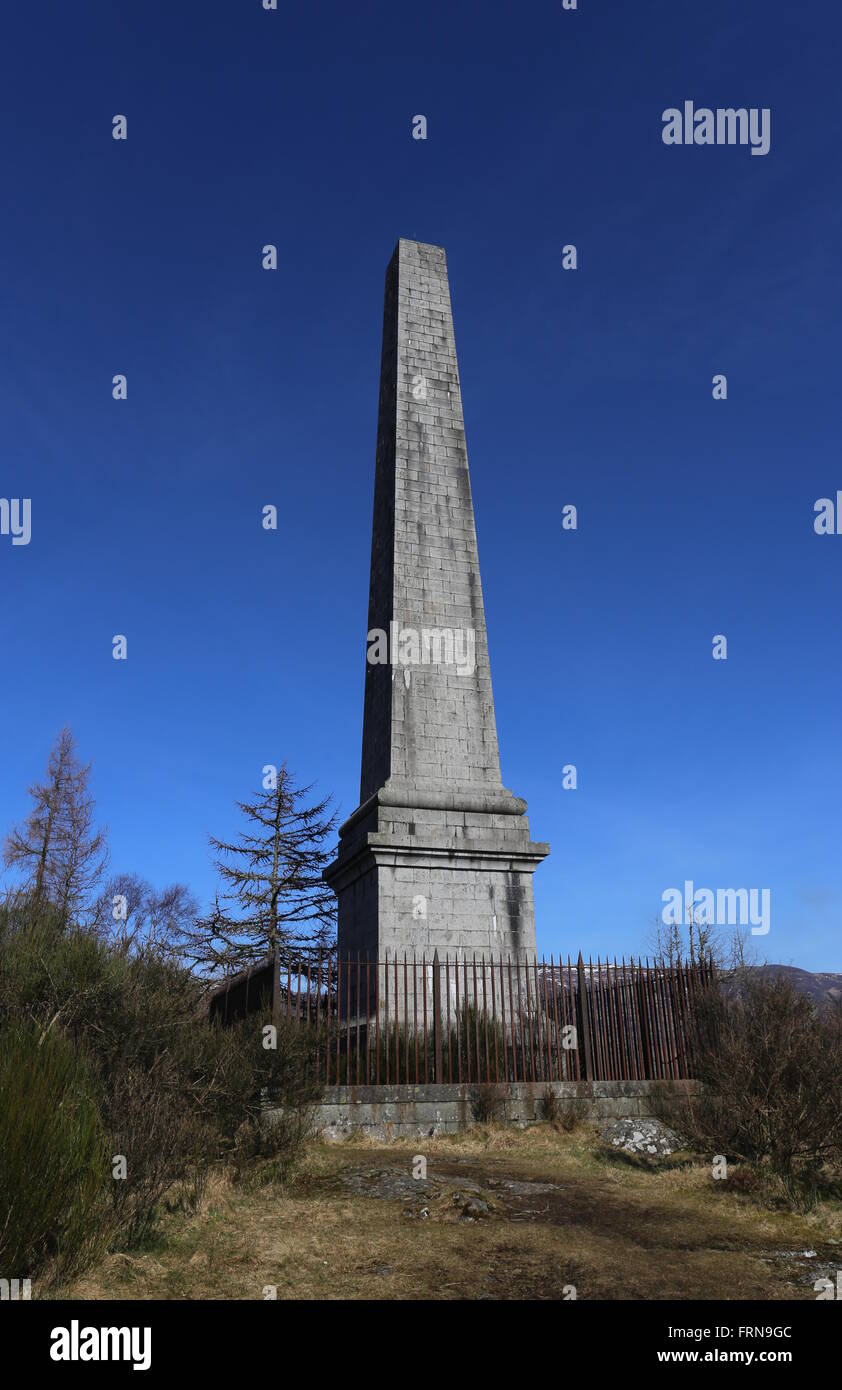 Lord melville monument comrie scotland hi-res stock photography and ...