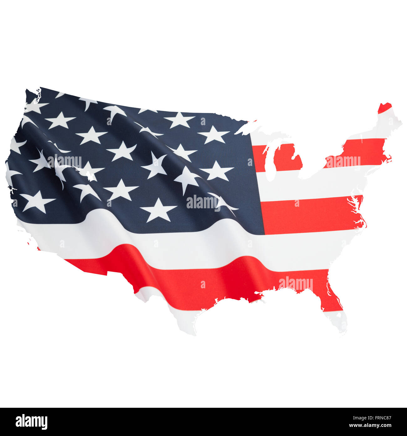 Flag blowing in the wind. Part of border alike shaped ruffled flag ...