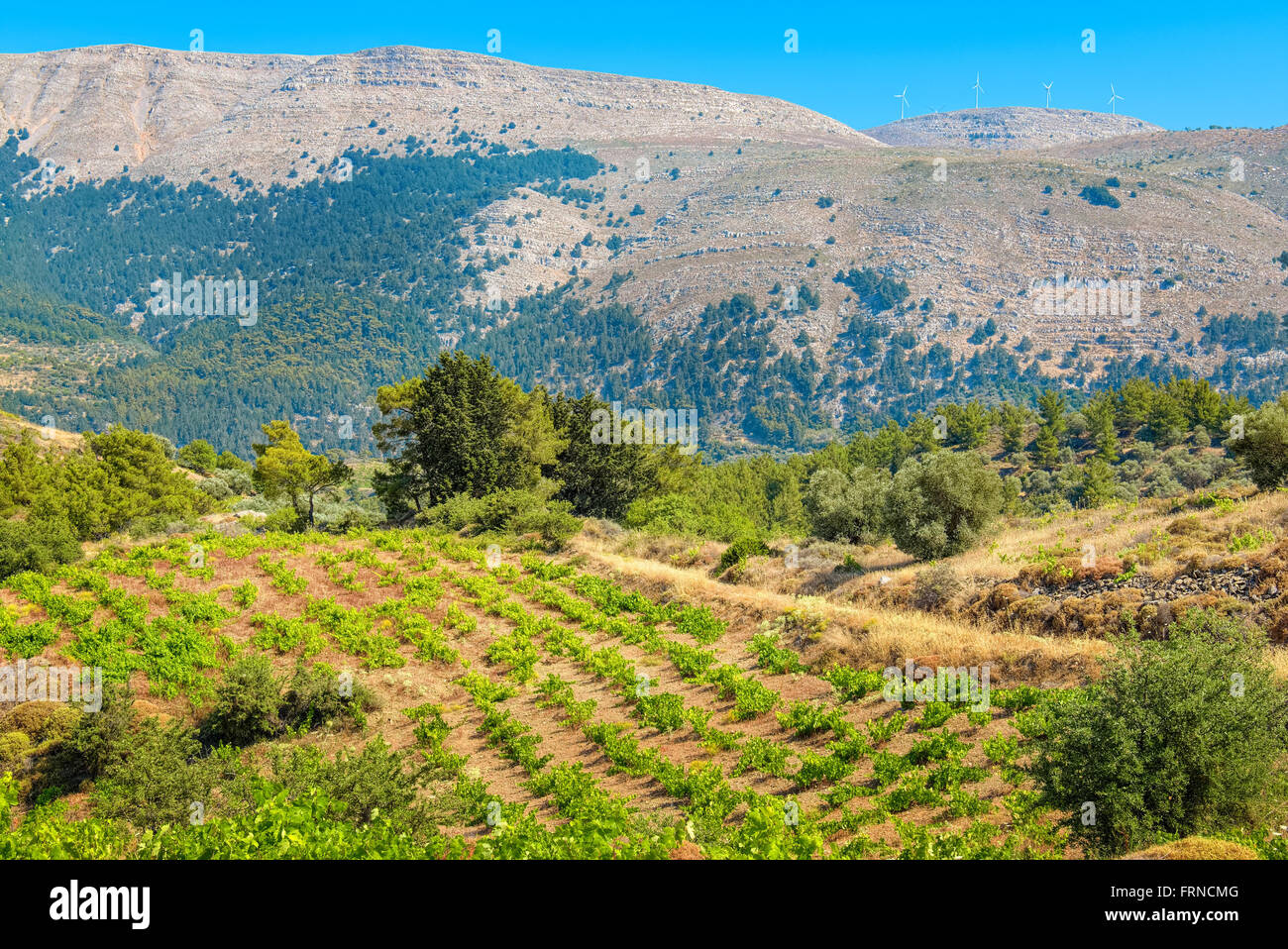 Wind turbine at rhodes hi-res stock photography and images - Alamy