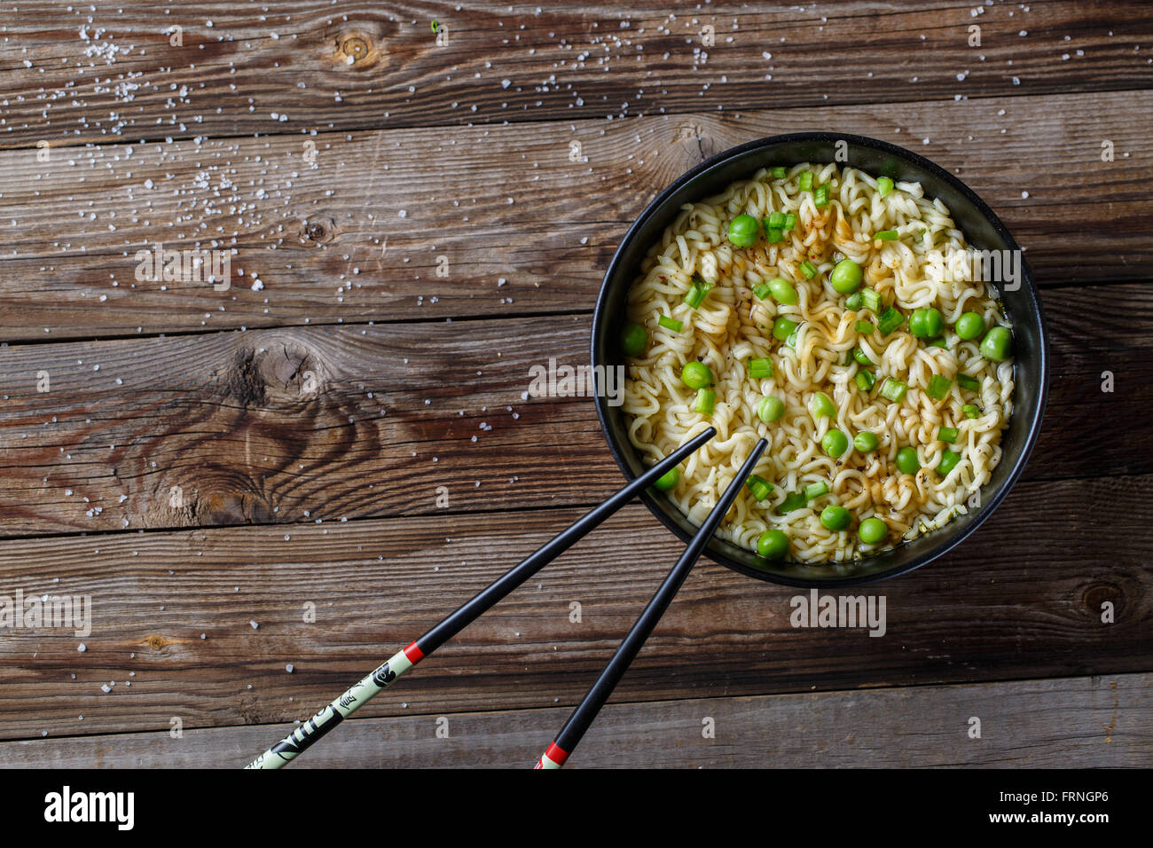 Chinese noodles. Top view Stock Photo - Alamy
