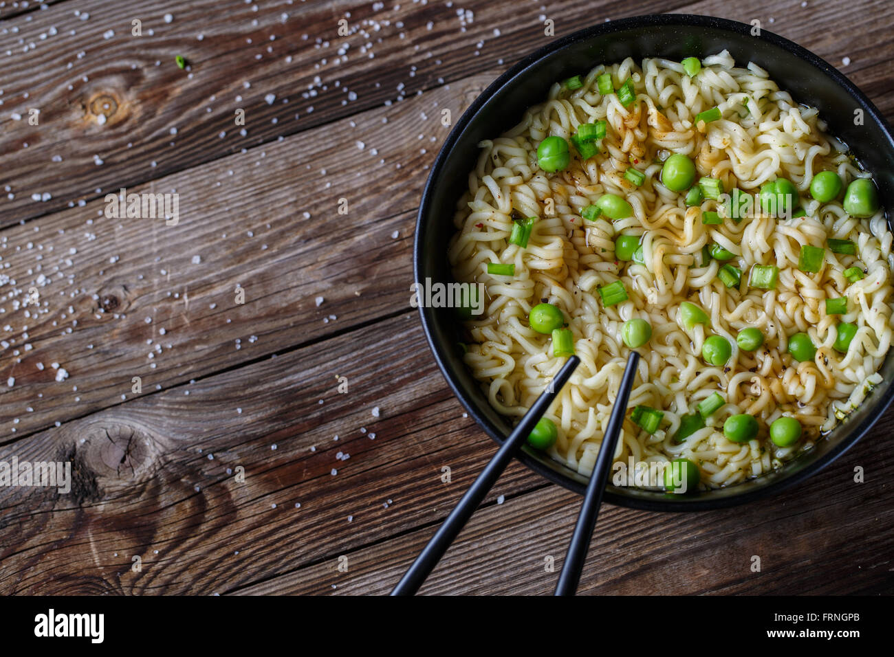 Chinese noodles. Top view Stock Photo - Alamy