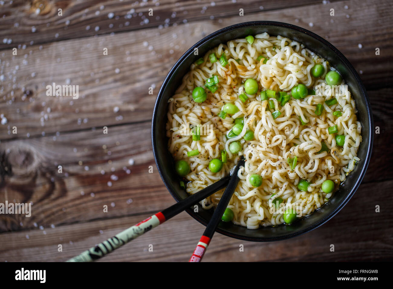 Chinese noodles plate plain hi-res stock photography and images - Alamy