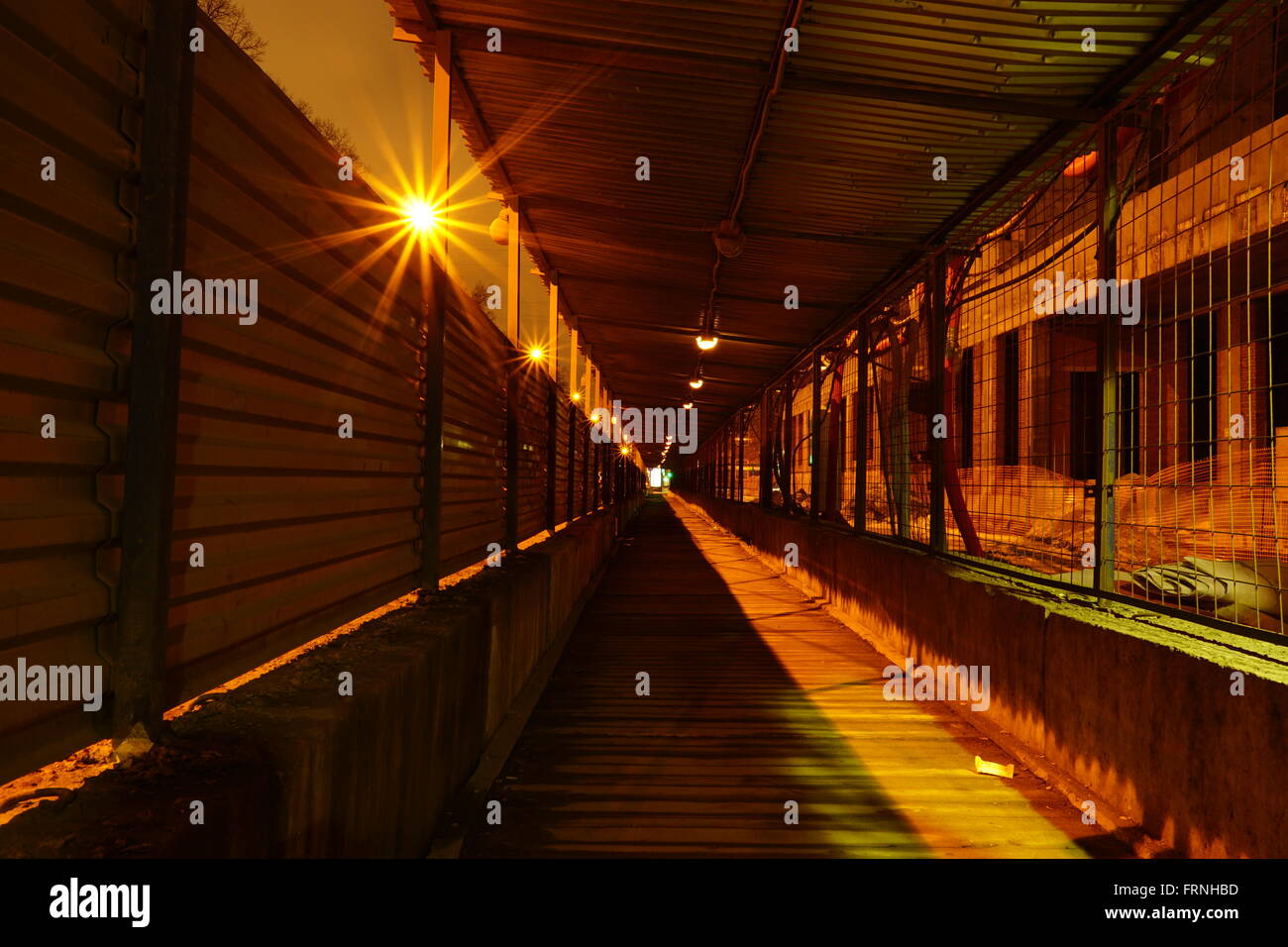 Construction site protected area used for placement of the building ...