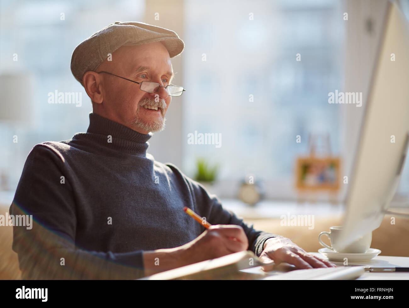 Man at work Stock Photo - Alamy