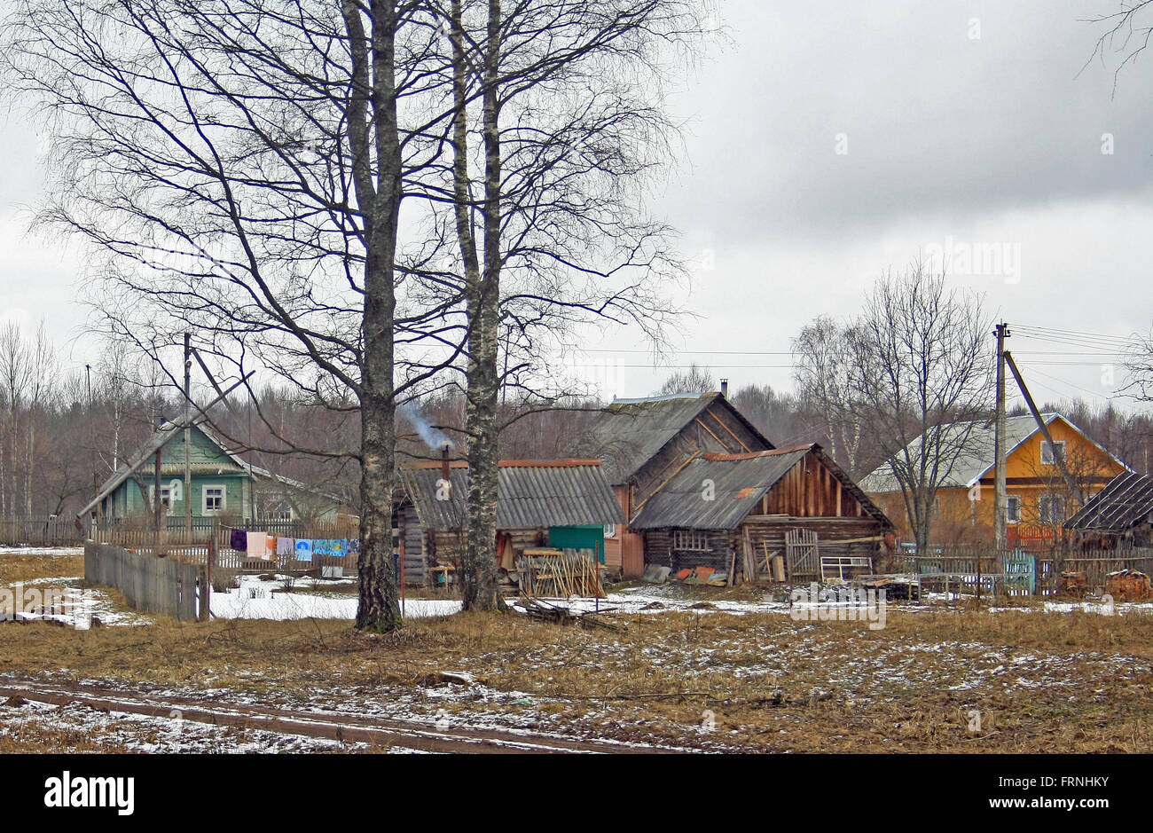 Rural spring landscape hi-res stock photography and images - Alamy