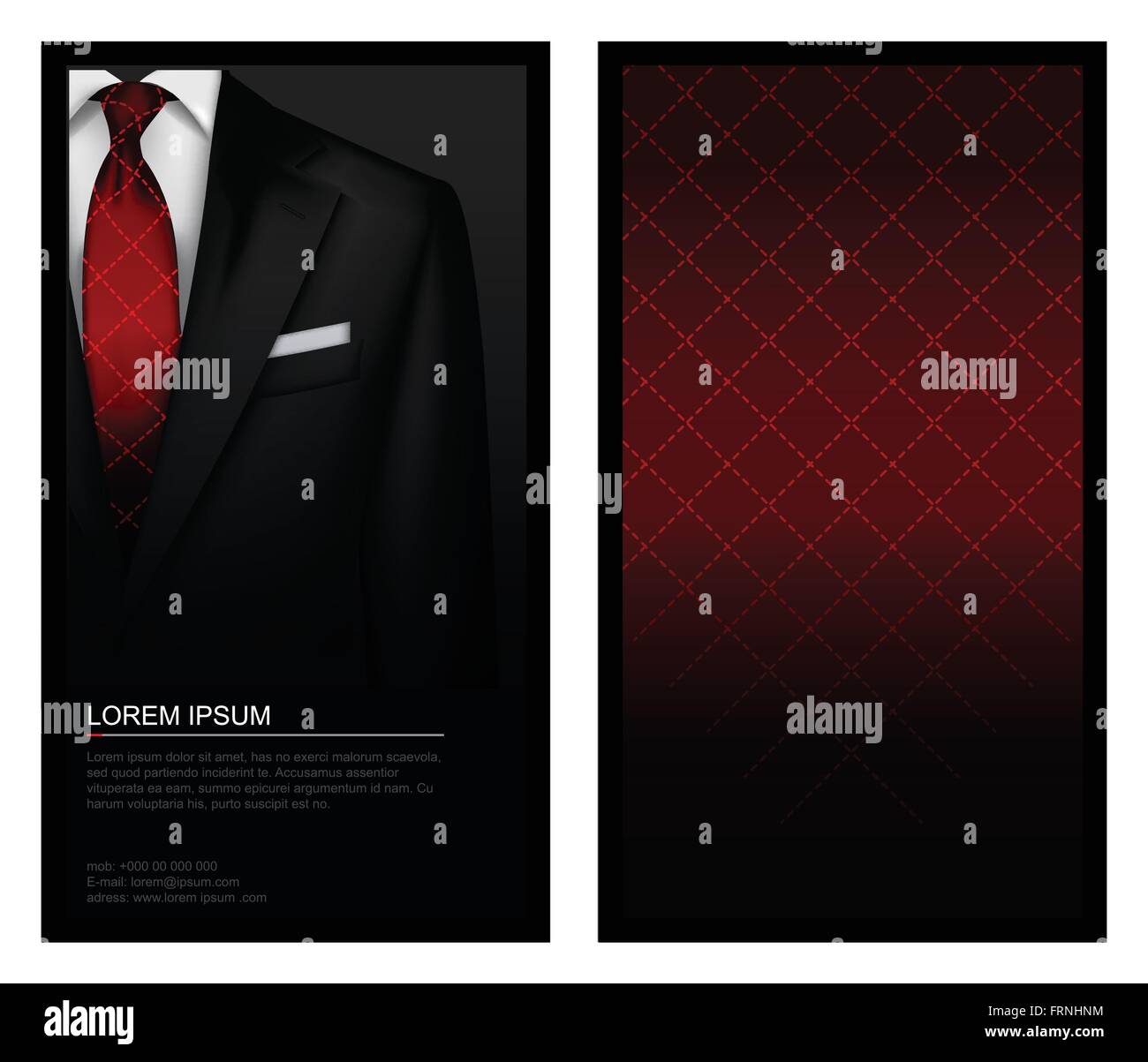 Suit vector background with tie Stock Vector Image & Art - Alamy