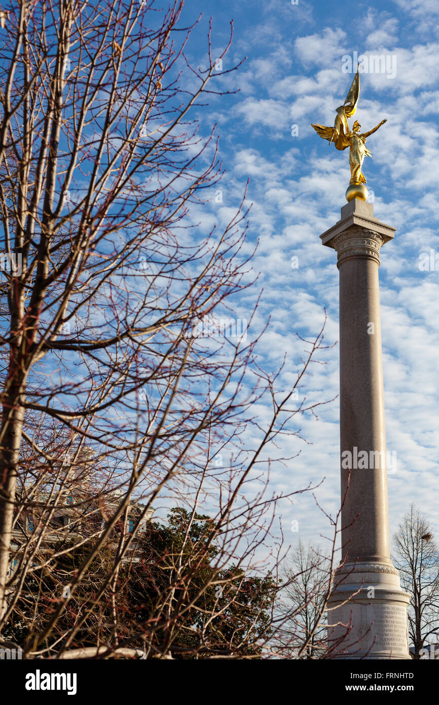First Division Monument in Washington DC Stock Photo - Alamy