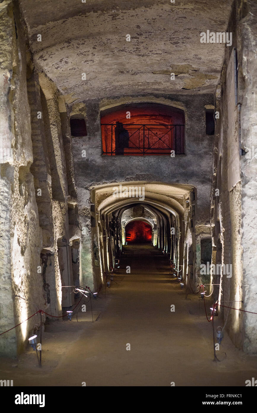Naples. Italy. Catacombs of San Gennaro Stock Photo - Alamy