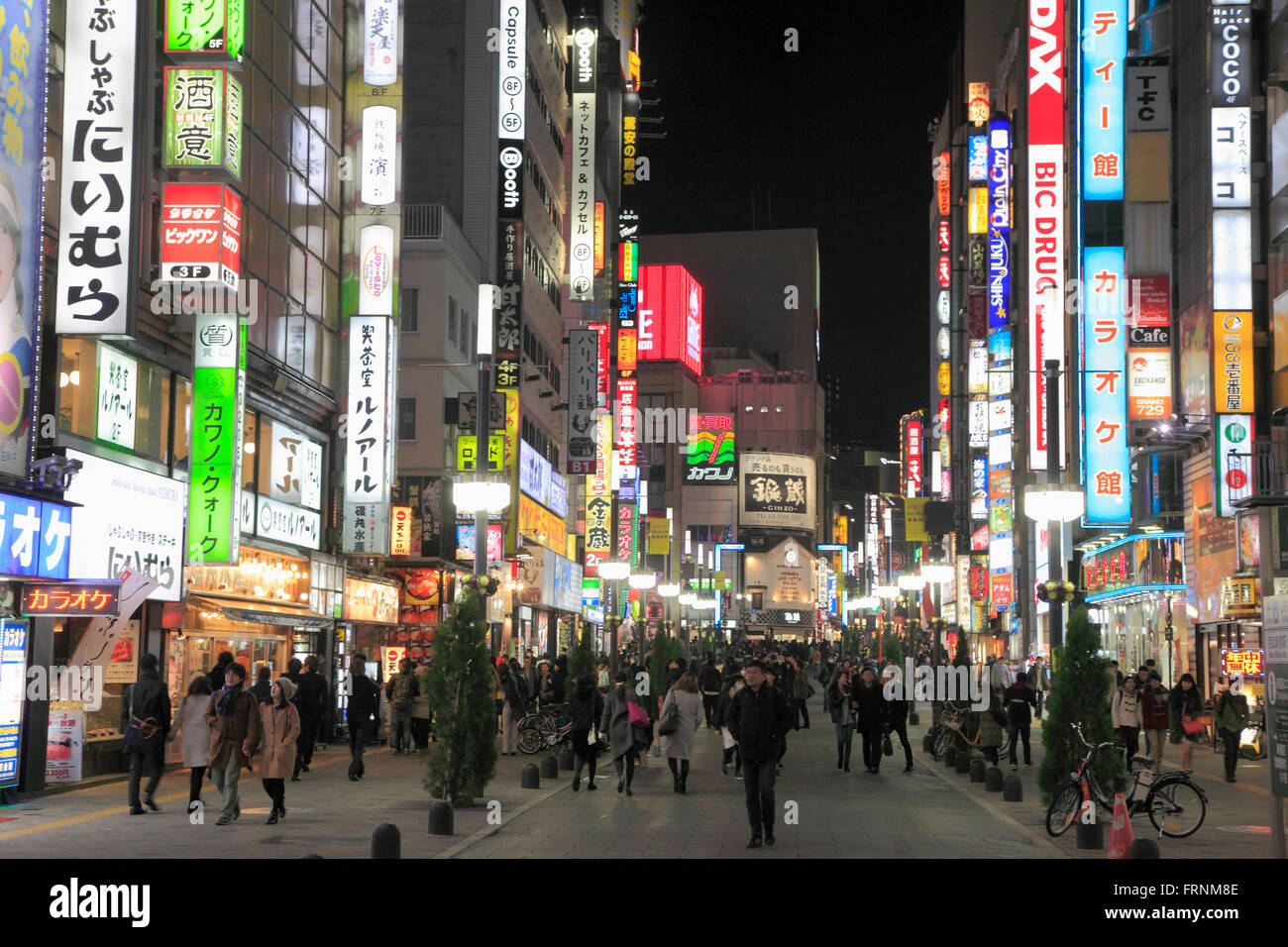 Japan, Tokyo, Shinjuku, Kabukicho, entertainment district, nighlife ...