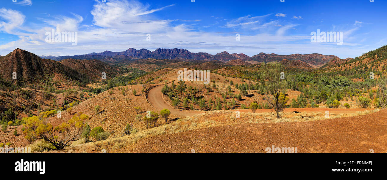 Wilpena Pound in Flinders Ranges national park of South Australia ...