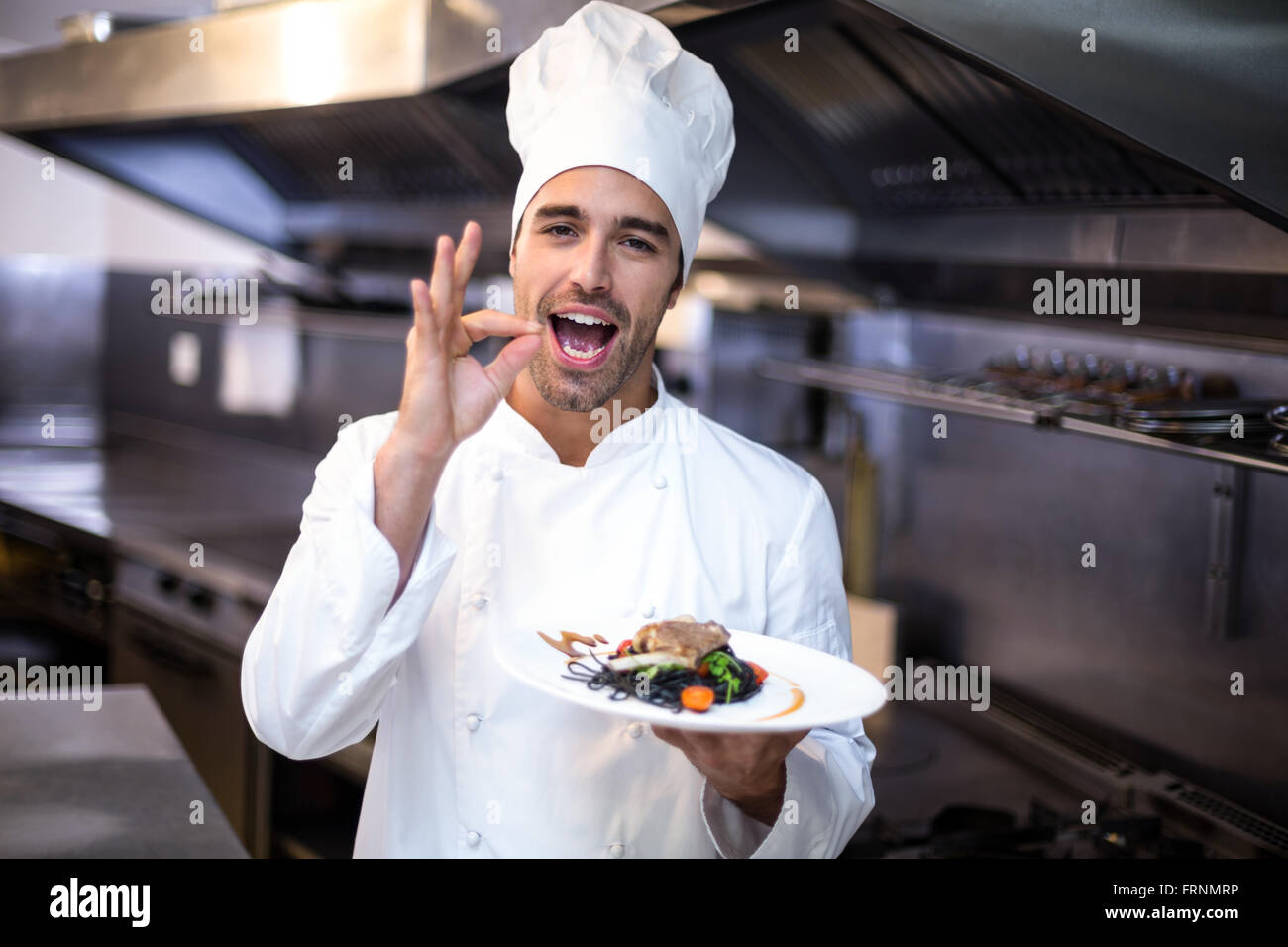 Hands chef meal restaurant hi-res stock photography and images - Alamy