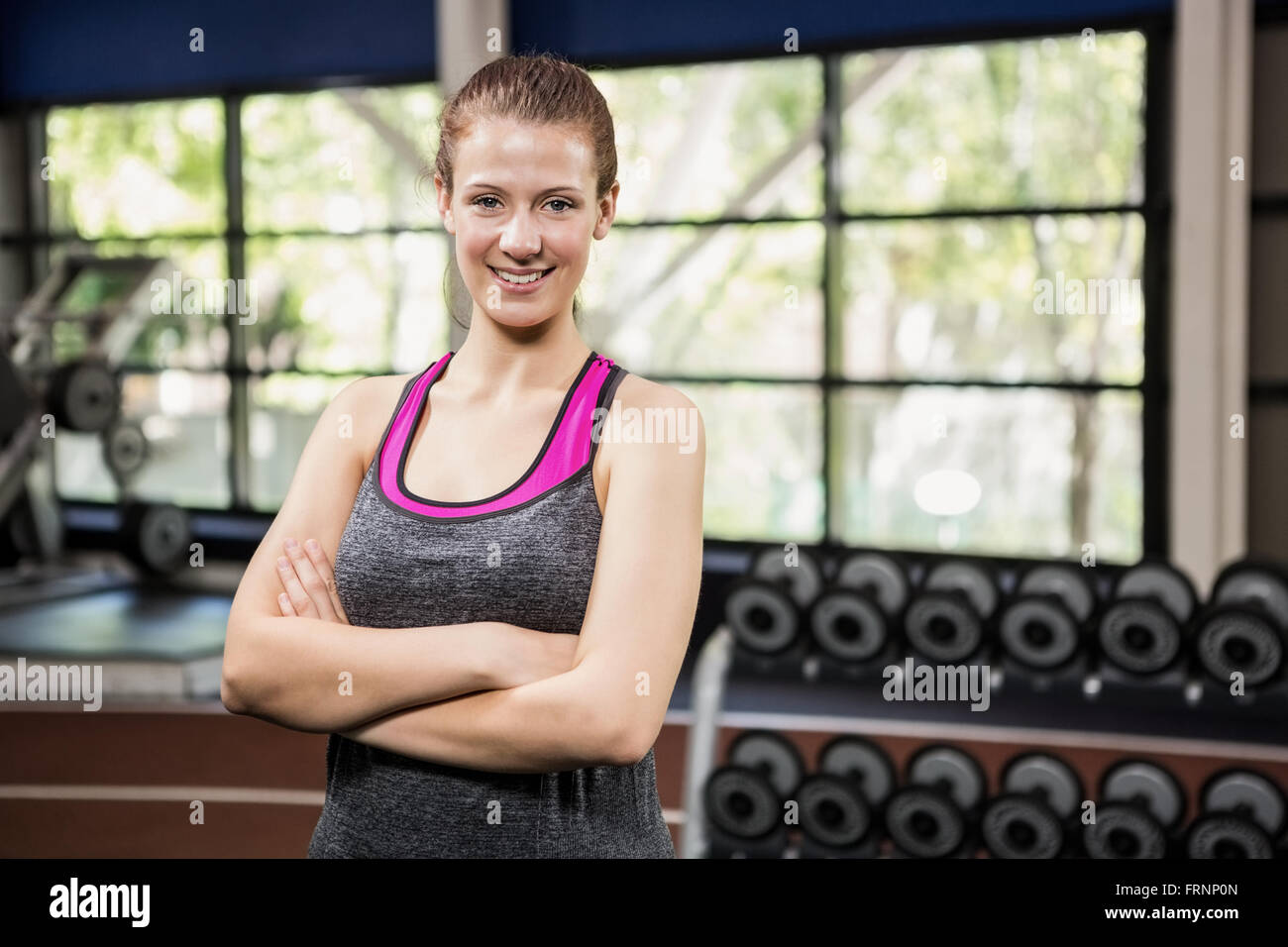 Young woman standing strong hi-res stock photography and images - Alamy