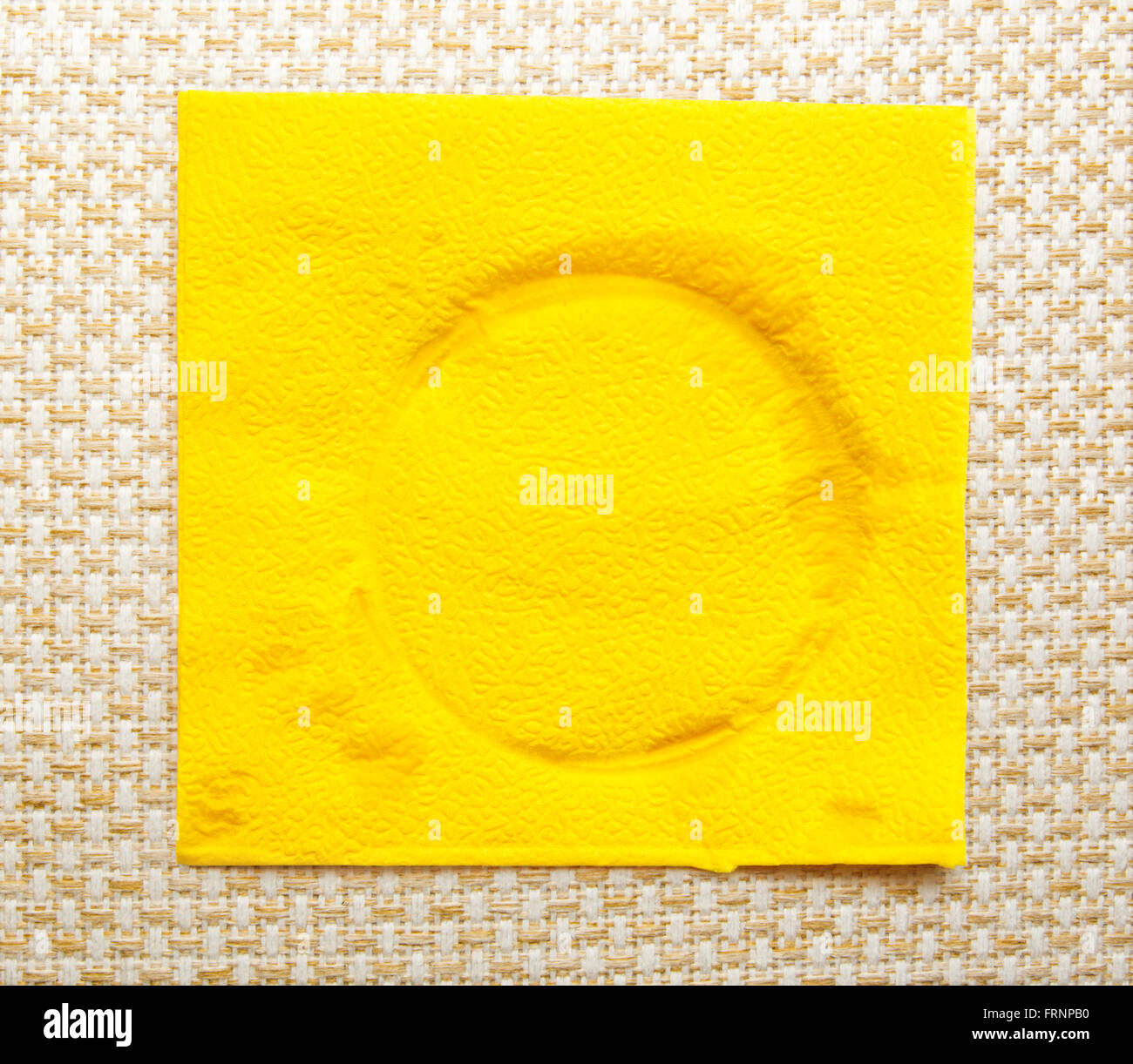Single used napkin in closeup as background Stock Photo - Alamy