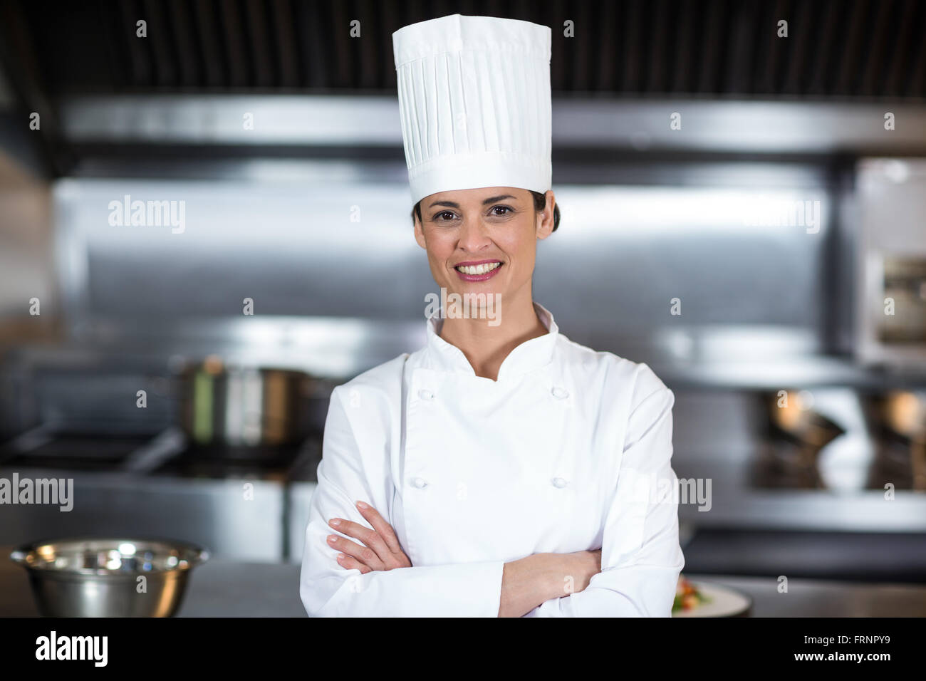 Portrait female cook in uniform hi-res stock photography and images - Alamy