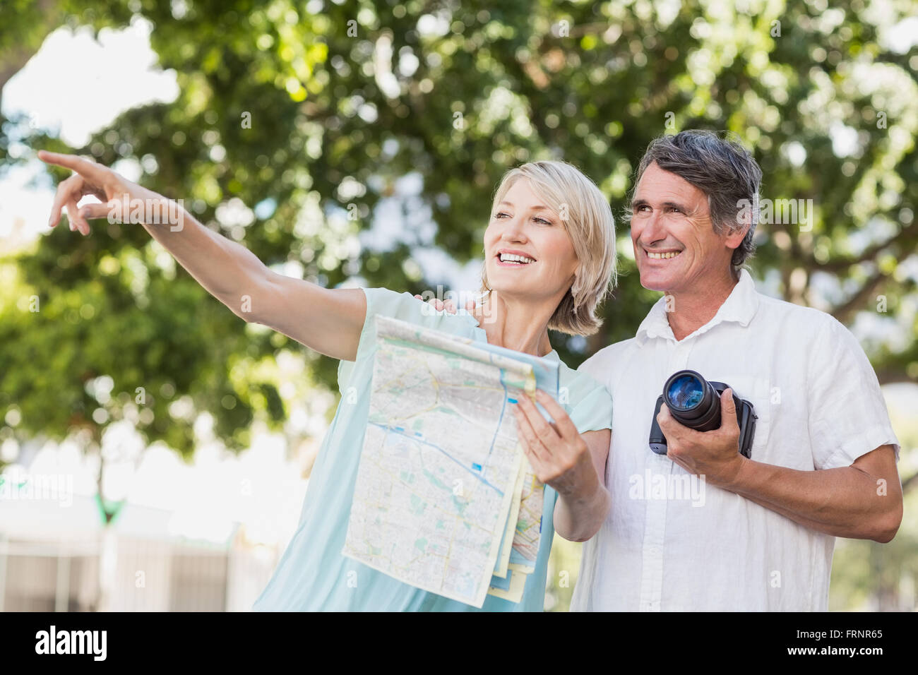 Man pointing at map hi-res stock photography and images - Alamy