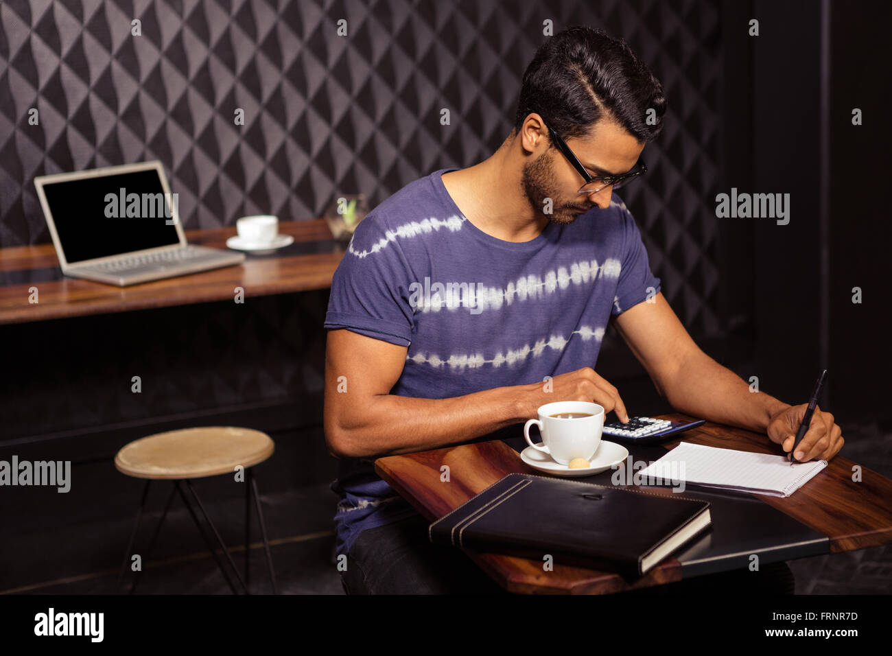 Man taking notes Stock Photo - Alamy