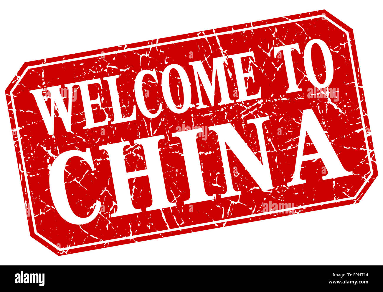 Welcome china red square hi-res stock photography and images - Alamy