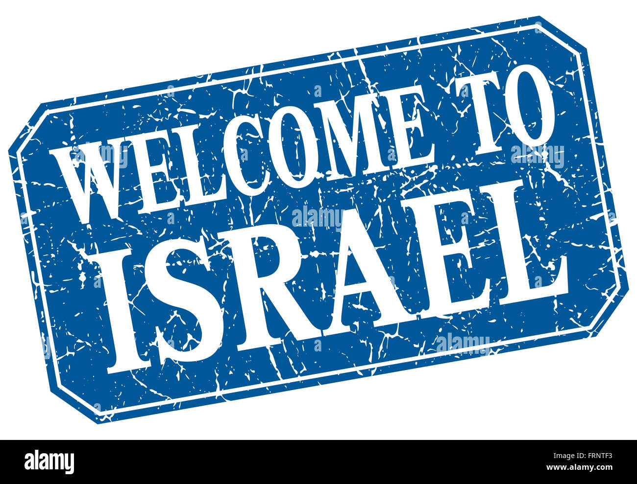 Welcome israel blue square grunge hi-res stock photography and images ...
