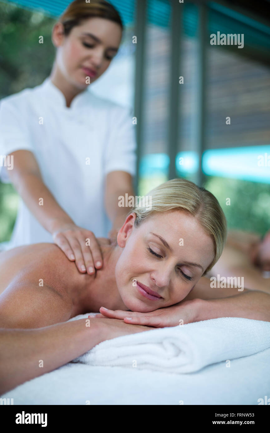 Body massage woman holiday spa hi-res stock photography and images - Alamy