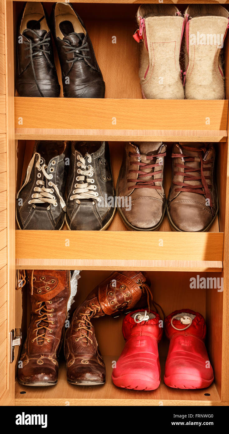Shoe rack home hi-res stock photography and images - Alamy