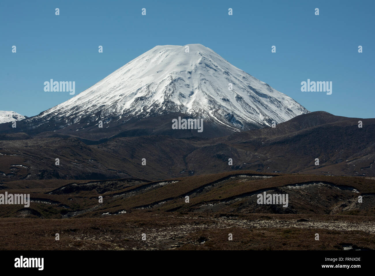 Impressive stratovolcano Ngauruhoe is the youngest of the active ...