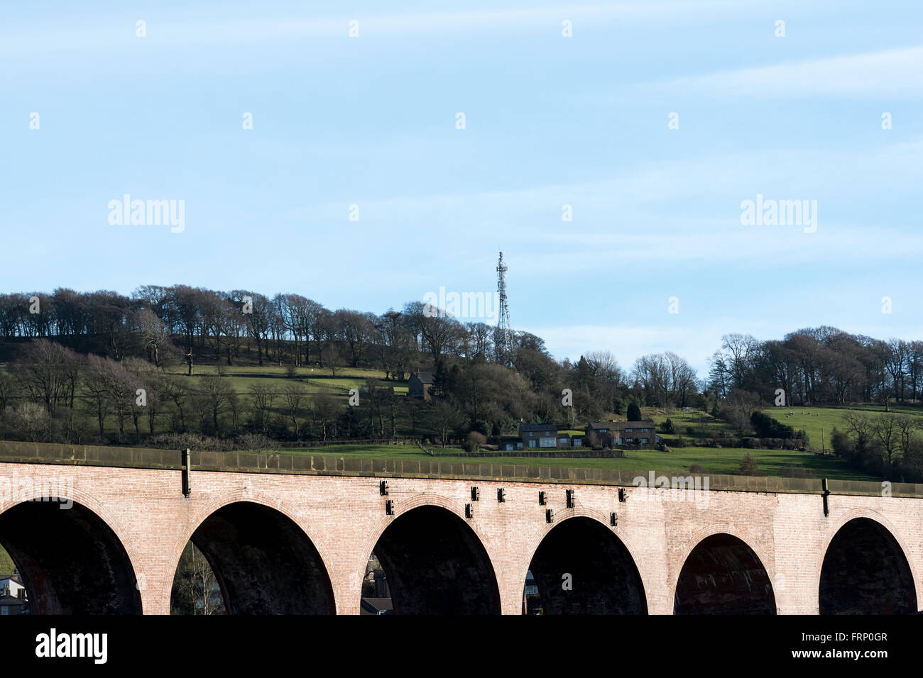 Whalley Viaduct know as the Whalley Arches, Whalley, Ribble Valley ...