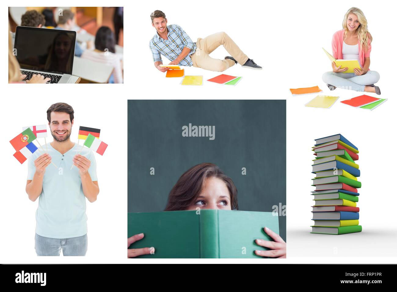 Education collage hi-res stock photography and images - Alamy