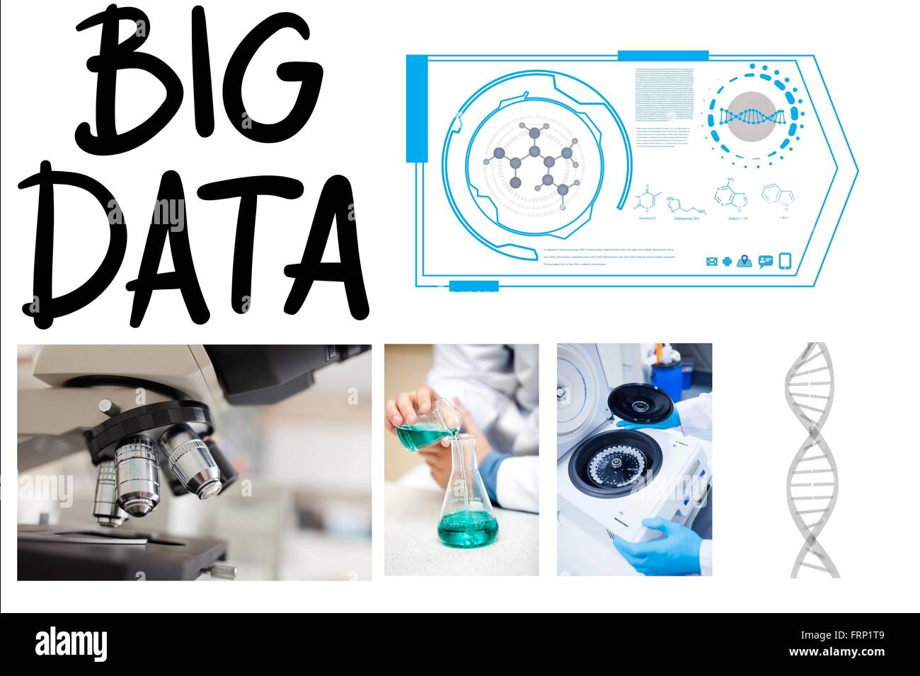 Collage of scientists in a laboratory Stock Photo - Alamy